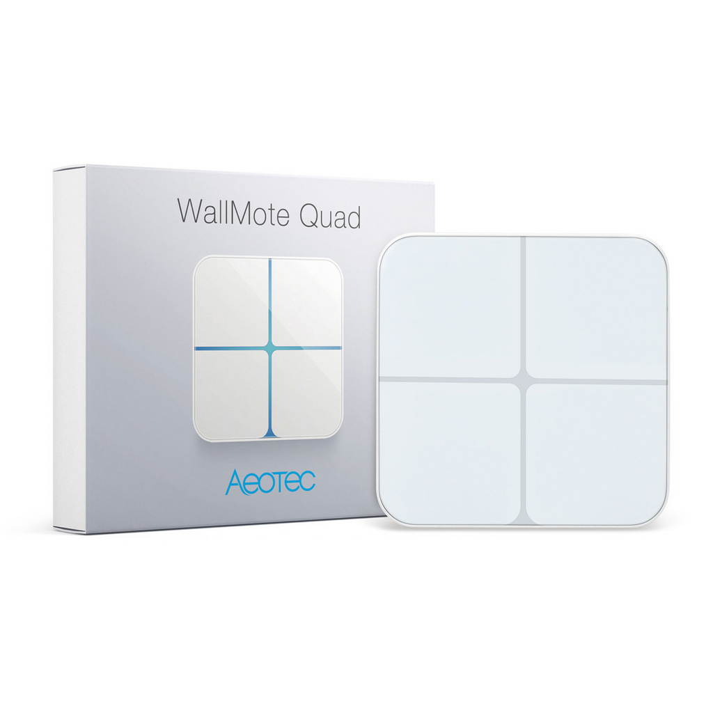 Aeotec WallMote Quad - Remote Switch with 4 Buttons | Birkdale Smart Home